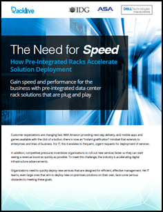 How Pre-Integrated Racks Accelerate Solution Deployment | Data Center ...
